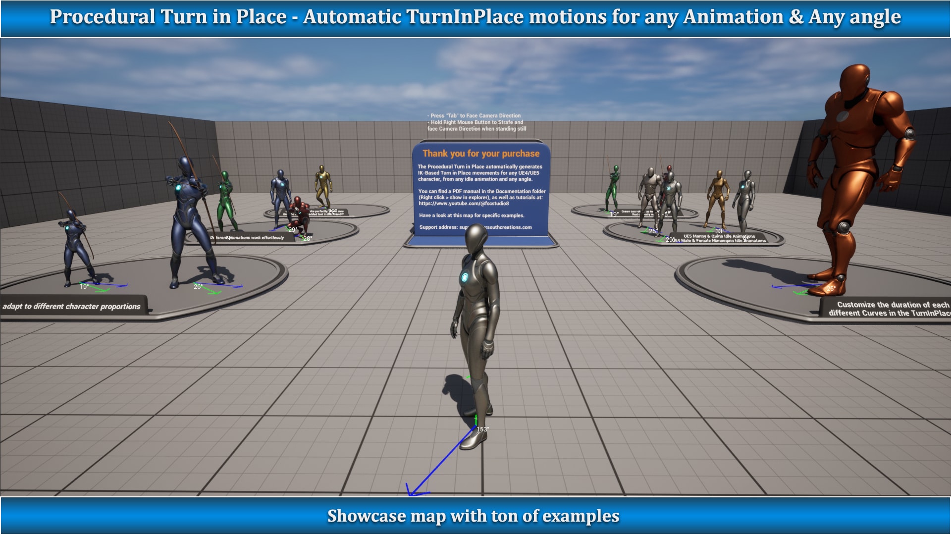 Procedural Turn in Place System - Unreal Engine Asset